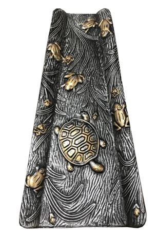 NativeBid Auction Services - DSM-Set of 2 Silver 22.5-in Cast Aluminum ...