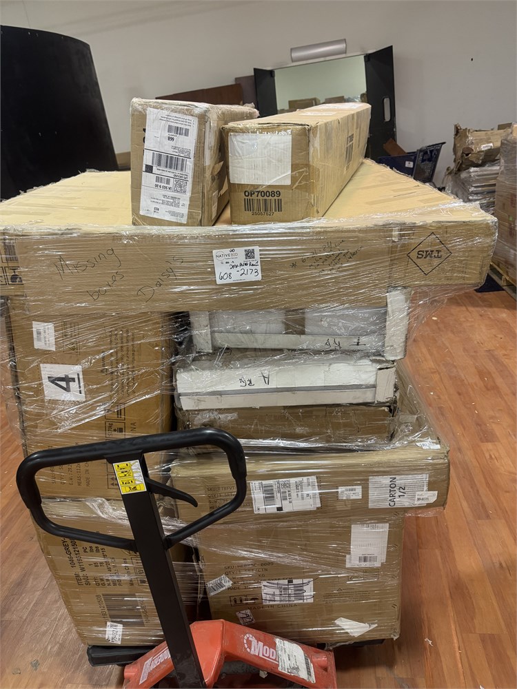 NativeBid Auction Services - DSM- Damaged/Missing Box Pallet. MSRP: $500.0