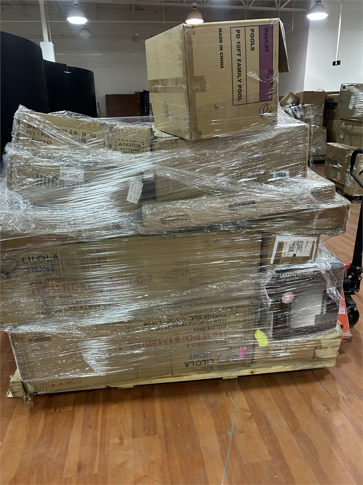 NativeBid Auction Services - DSM- Damaged/Missing Box Pallet. MSRP: $500.0